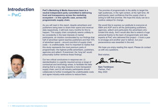 Transparencia en Publicidad Programática - PWC | PDF
