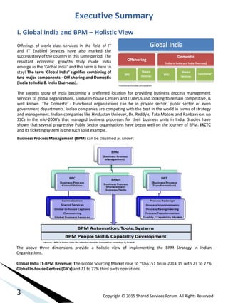 BPM & Shared Services Landscape in Global India | PDF