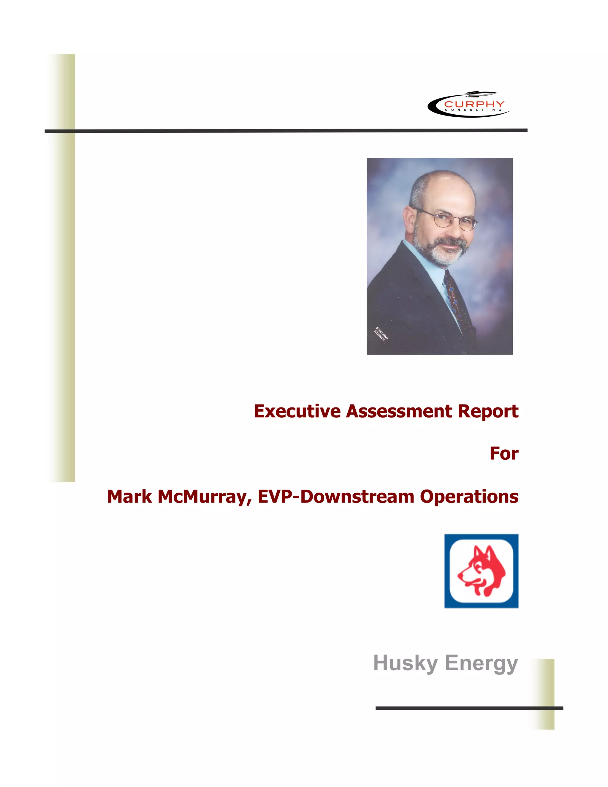 Executive Assessment Report Sample, Gordon Curphy, PhD | PDF