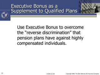 Executive Bonus Plan Mark Simon | PPT