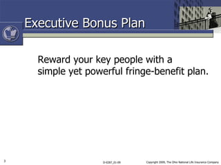 Executive Bonus Plan Mark Simon | PPT