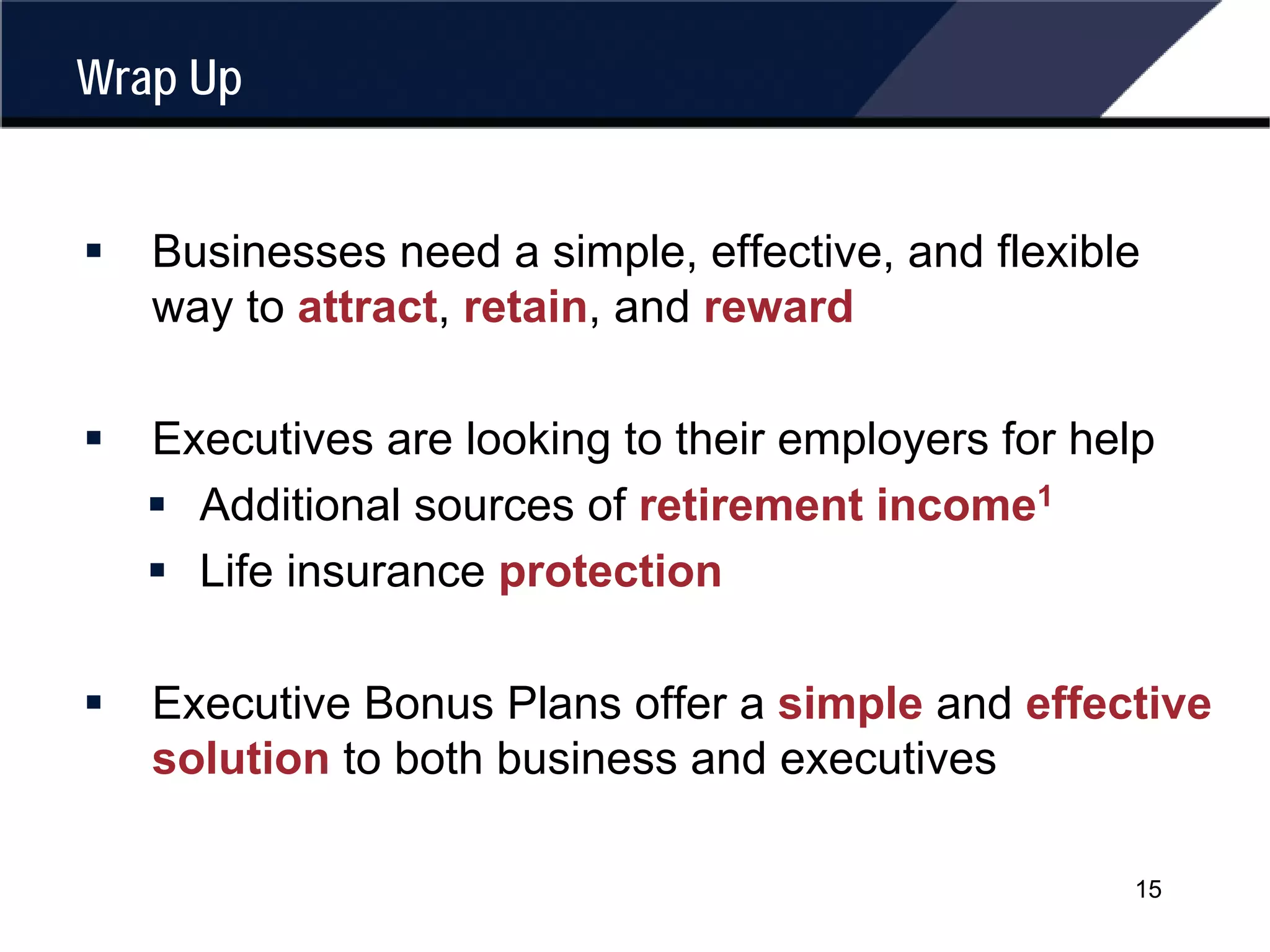 Executive Bonus Plans | PDF