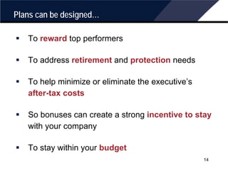 Executive Bonus Plans | PDF