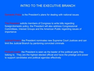 Executive branch | PPT