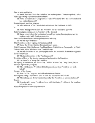 Executive branch review | PDF