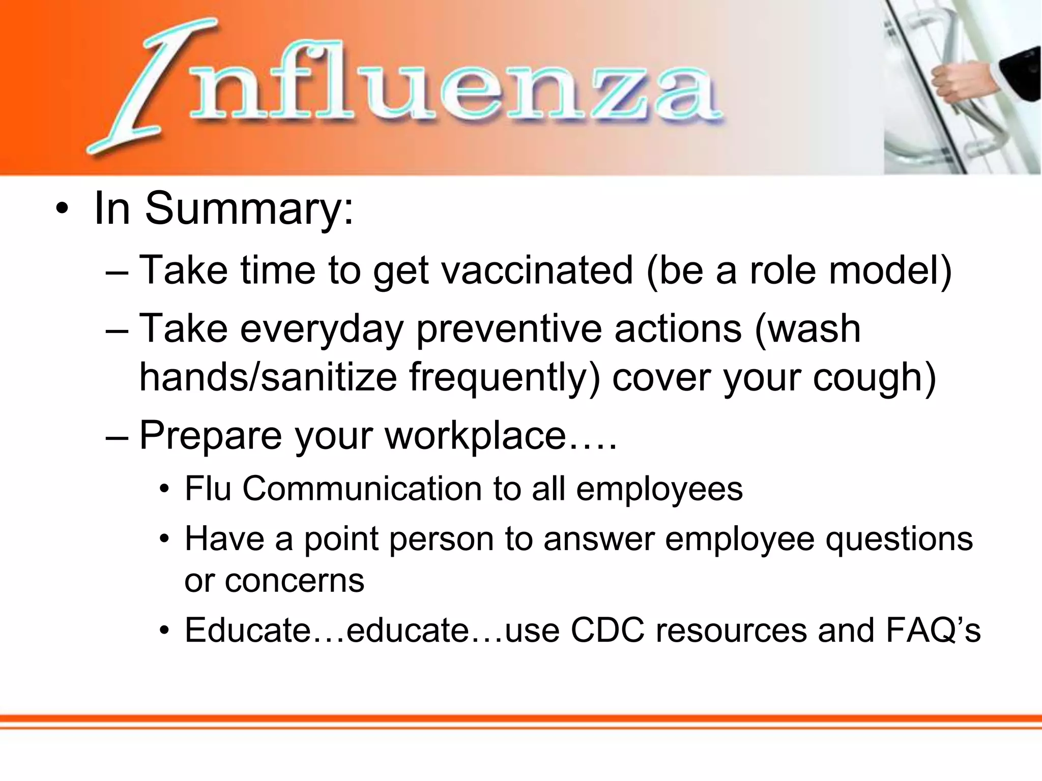 Stop The Flue At Your Office Door | PPTX