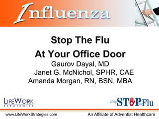 Stop The Flue At Your Office Door | PPTX | Cold and Flu | Diseases and ...
