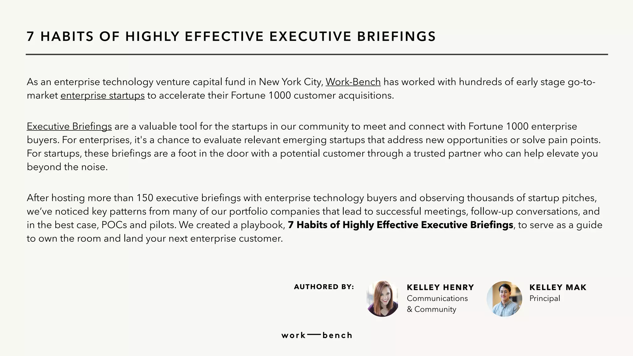 7 Habits of Highly Effective Executive Briefings | PPT