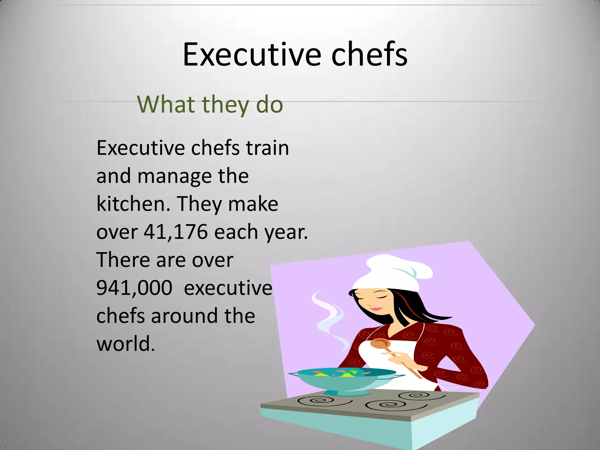 Executive chefs anna grace | PPTX