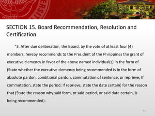 Executive Clemency in Philippines (report).pptx