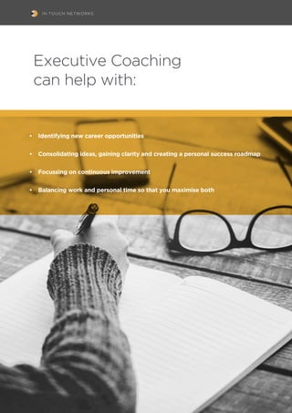 In Touch Networks Executive Coaching Programme | PDF