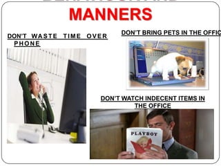 WORKPLACE ETIQUETTE | PPTX