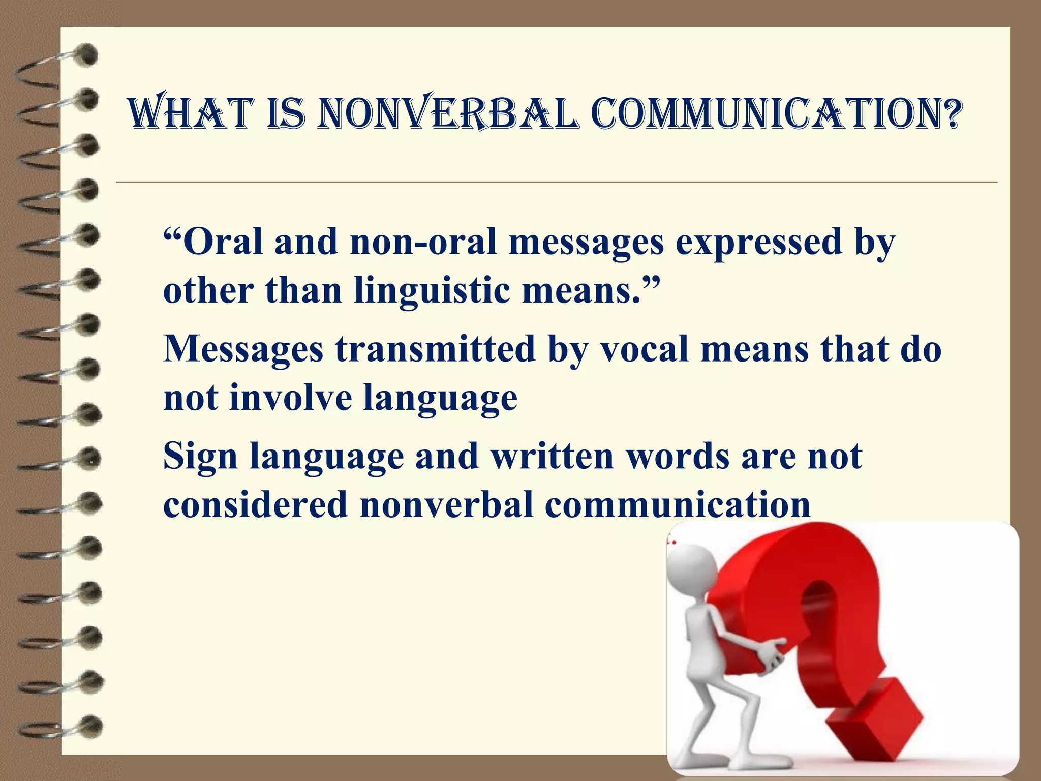 Non Verbal Communication | PPT