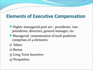 Executive compensation | PPT