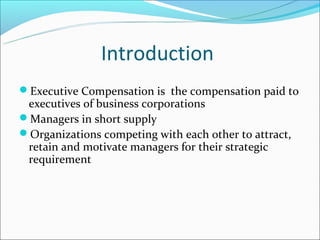 Executive compensation | PPT
