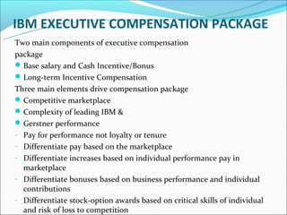 Executive compensation | PPT