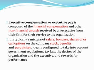 Executive compensation | PPTX