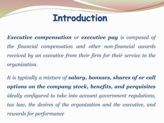Executive compensation | PPT