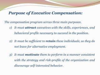 Executive compensation | PPT