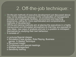 Executive Development | PPTX