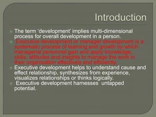 Executive Development | PPTX