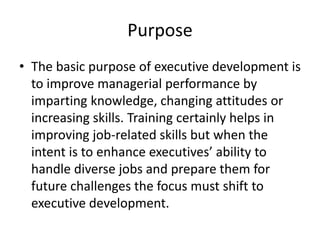 Executive development l9 | PPTX