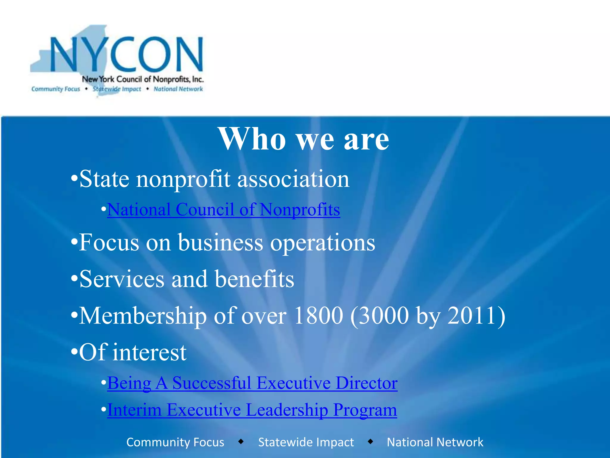 Executive director overview | PPTX