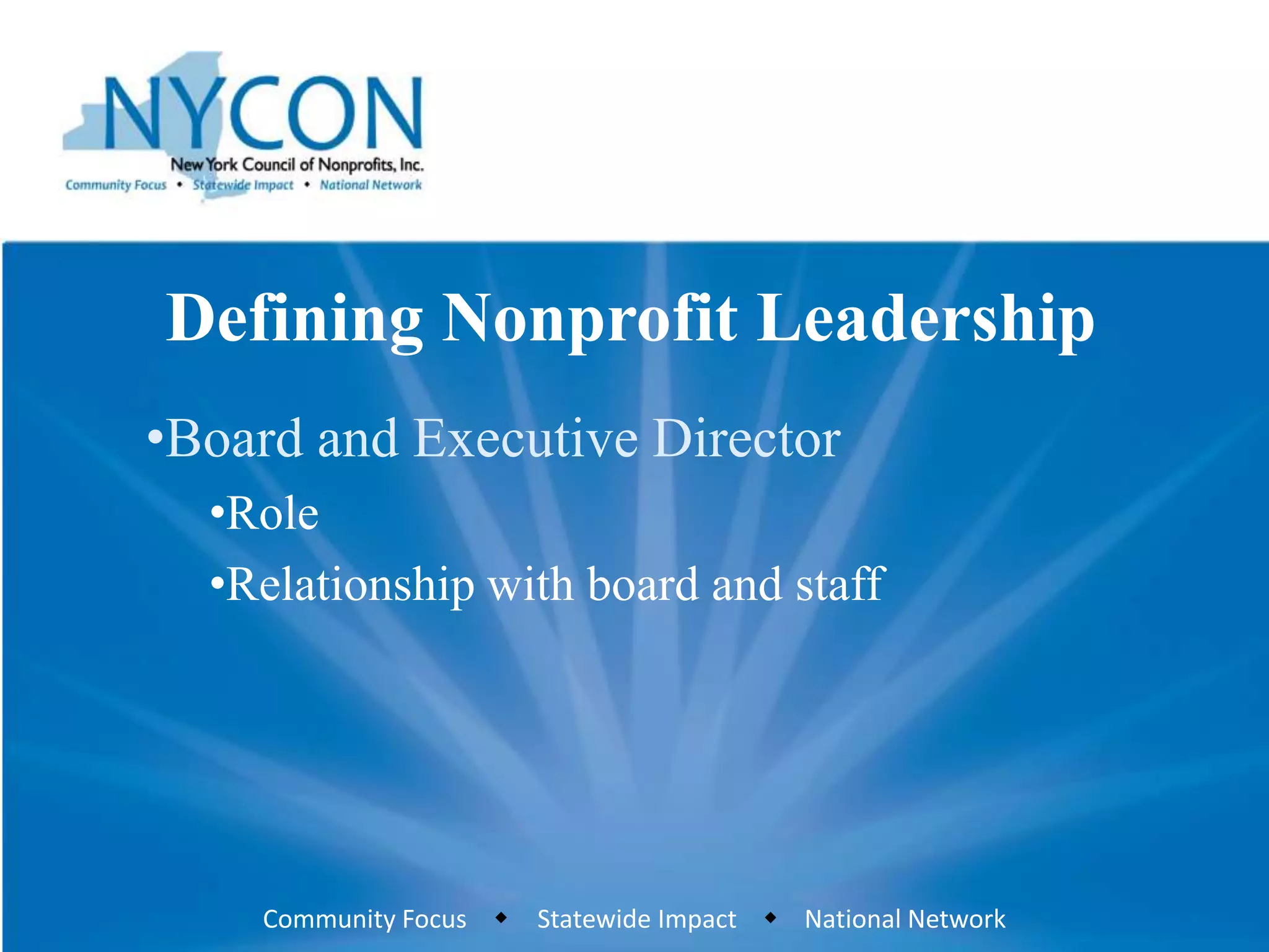 Executive director overview | PPTX