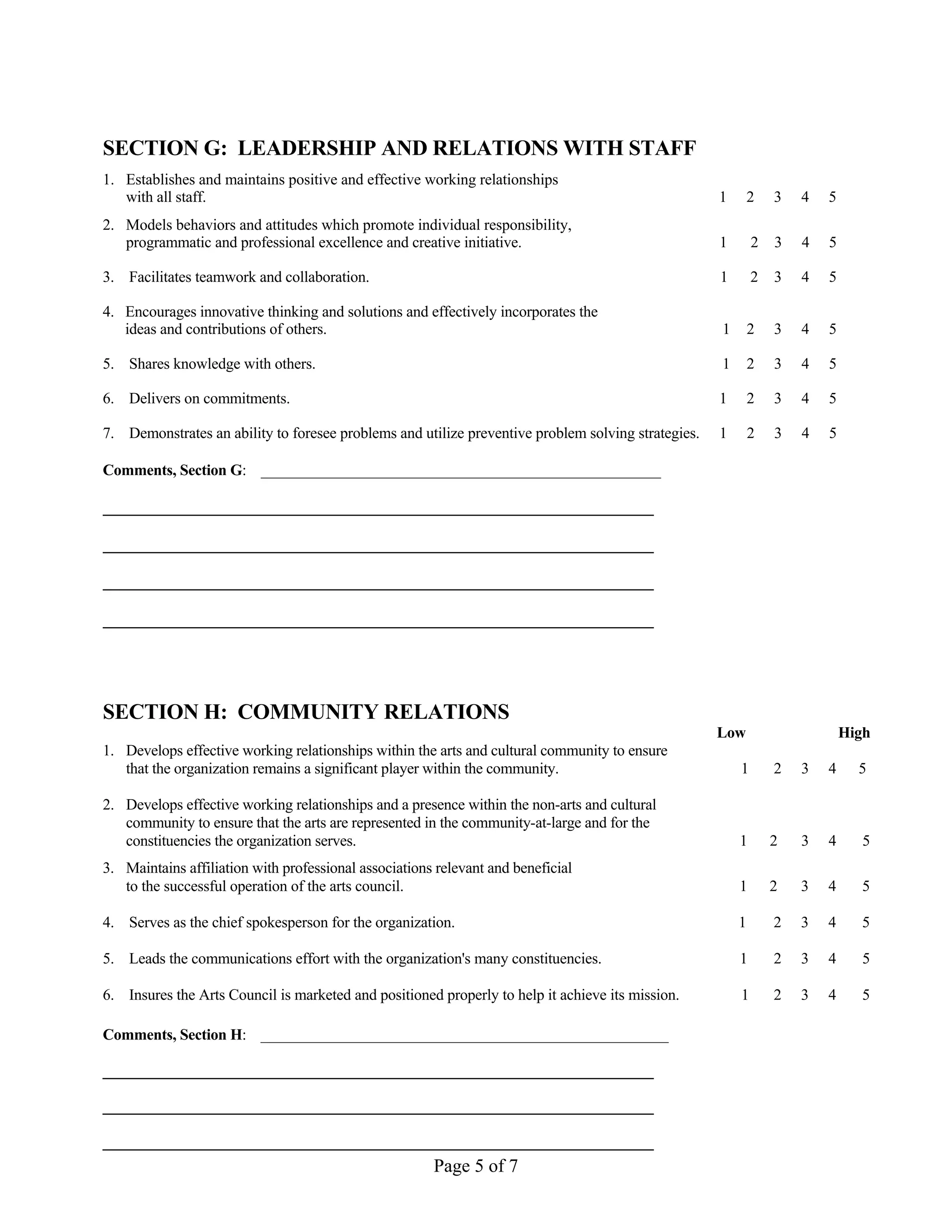 Executive director performance_appraisal | PDF