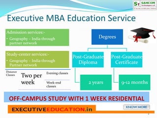 Executive MBA Education Service ver 1.3 | PPT