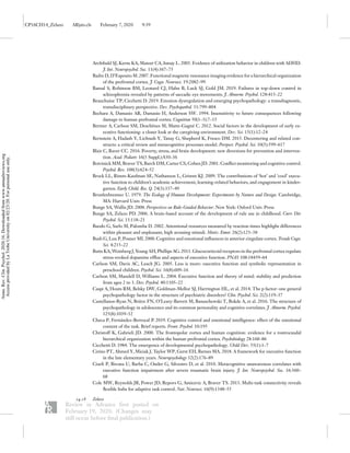 Executive functionandpsychopathology | PDF