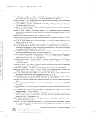 Executive functionandpsychopathology | PDF