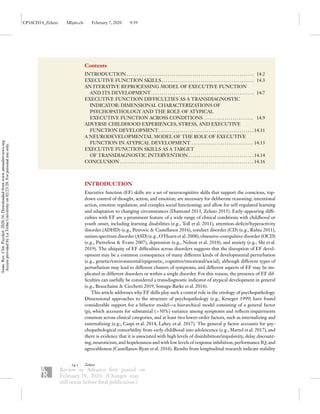 Executive functionandpsychopathology | PDF