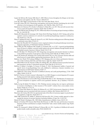 Executive functionandpsychopathology | PDF