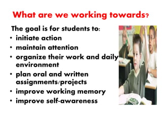 Executive function and Self Regulation for Special Education Students ...