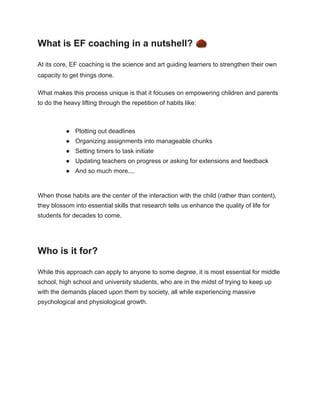 Executive function coaching The definitive guide (2023) | PDF