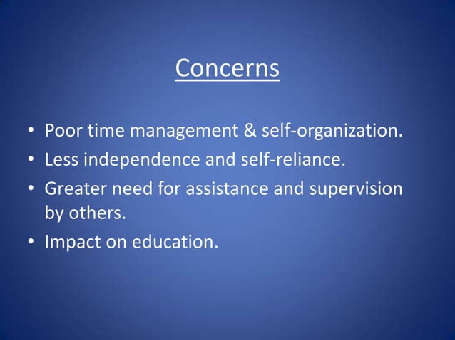 Executive functioning powerpoint | PPTX