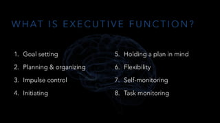 Overview of Executive Function and Working Memory for Kids | PDF