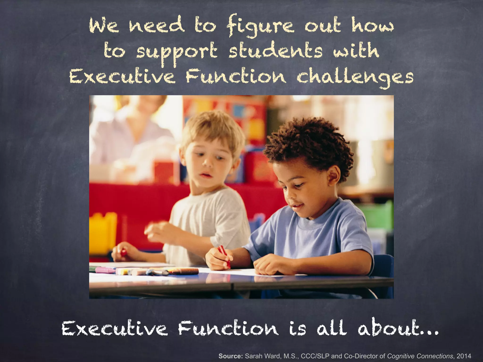Executive Function Presentation - MyLearningSpringboard.com