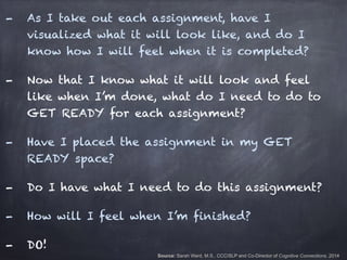 Executive Function Presentation - MyLearningSpringboard.com
