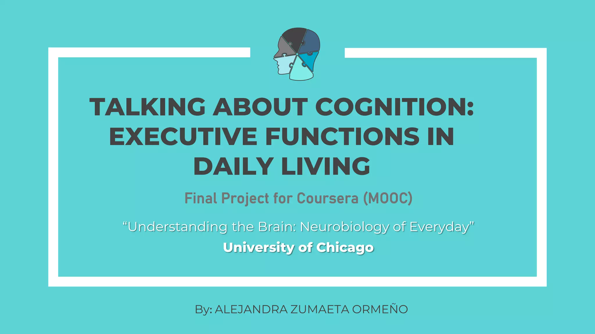 Talking about cognition: Executive functions in Daily Living | PPT