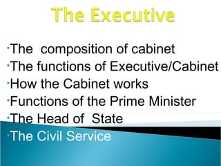 Executive in the arm of government | PPT