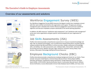 Executive guide to assessments | PPT