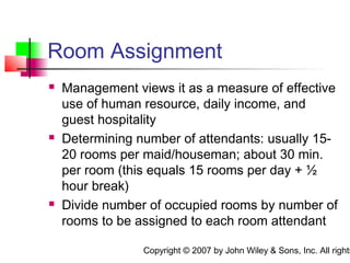 Executive housekeeping chapter 15 | PPT