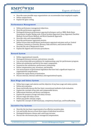 Executive HR Management | PDF