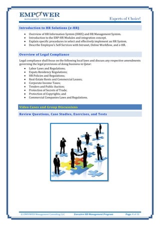 Executive HR Management | PDF