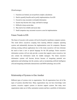 Executive information system | DOC