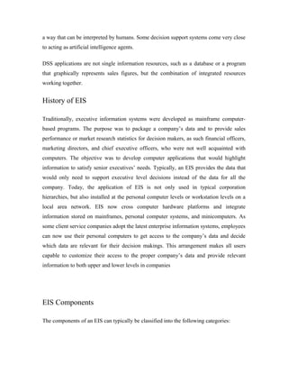 Executive information system | DOC