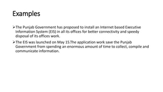 Executive information system ( eis ) | PPTX