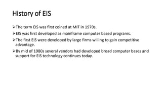 Executive information system ( eis ) | PPTX